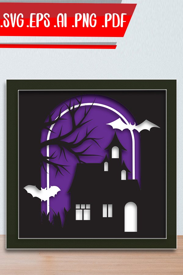 Halloween Layered Papercut 6