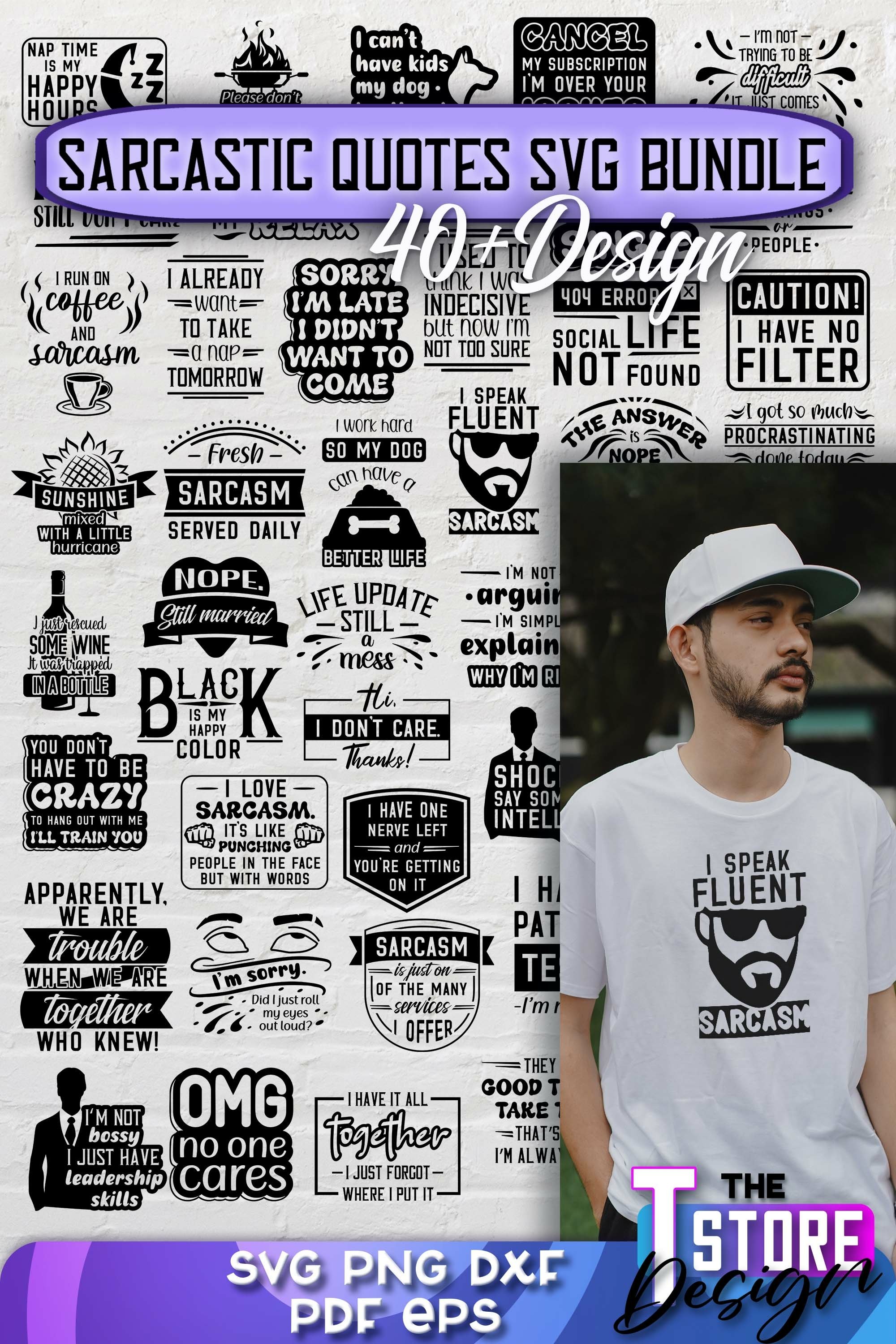 Sarcastic Quotes SVG Bundle | Funny Quotes SVG | T (2092100)