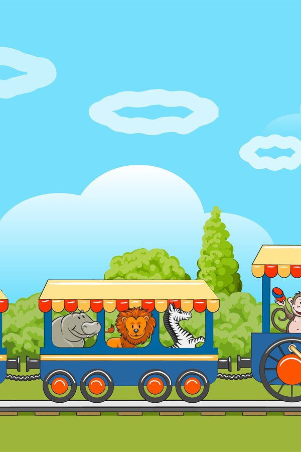 Baby animals train