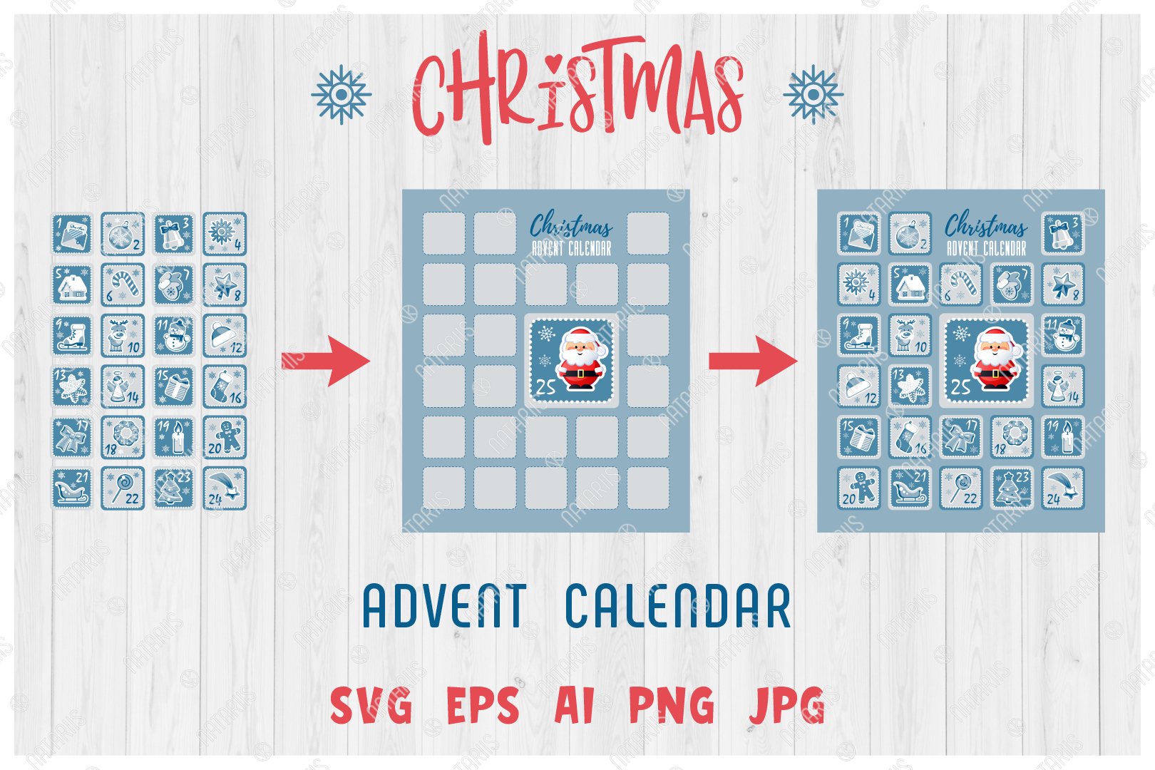Christmas Advent Calendar with Christmas (511948)
