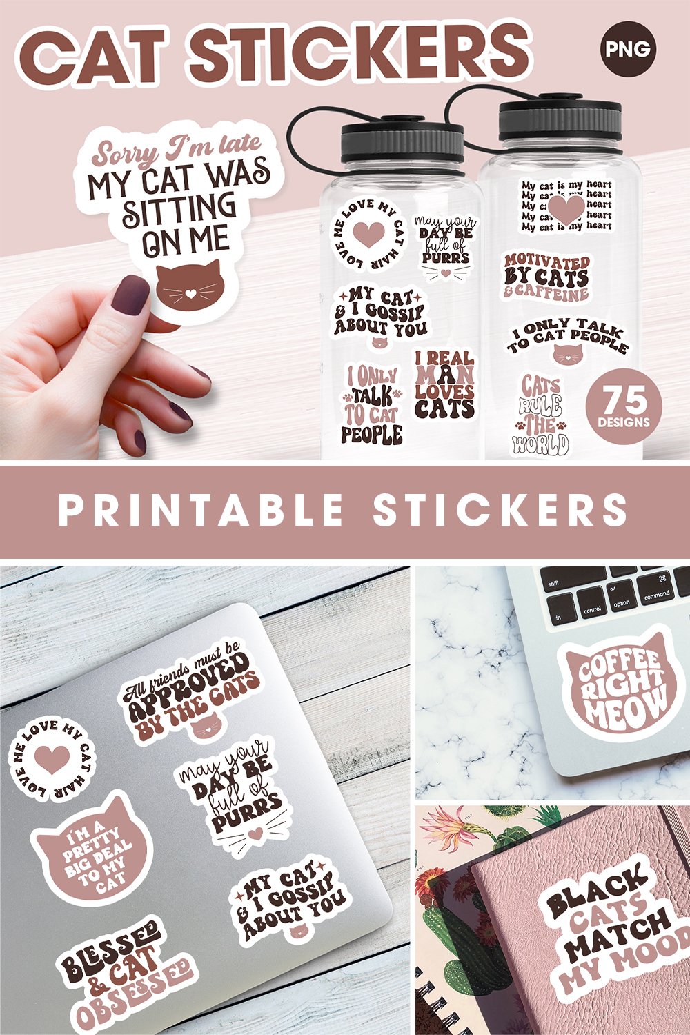 Cat stickers | Cat sticker quotes