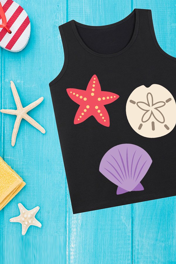Beachcomber Shell Trio SVG File