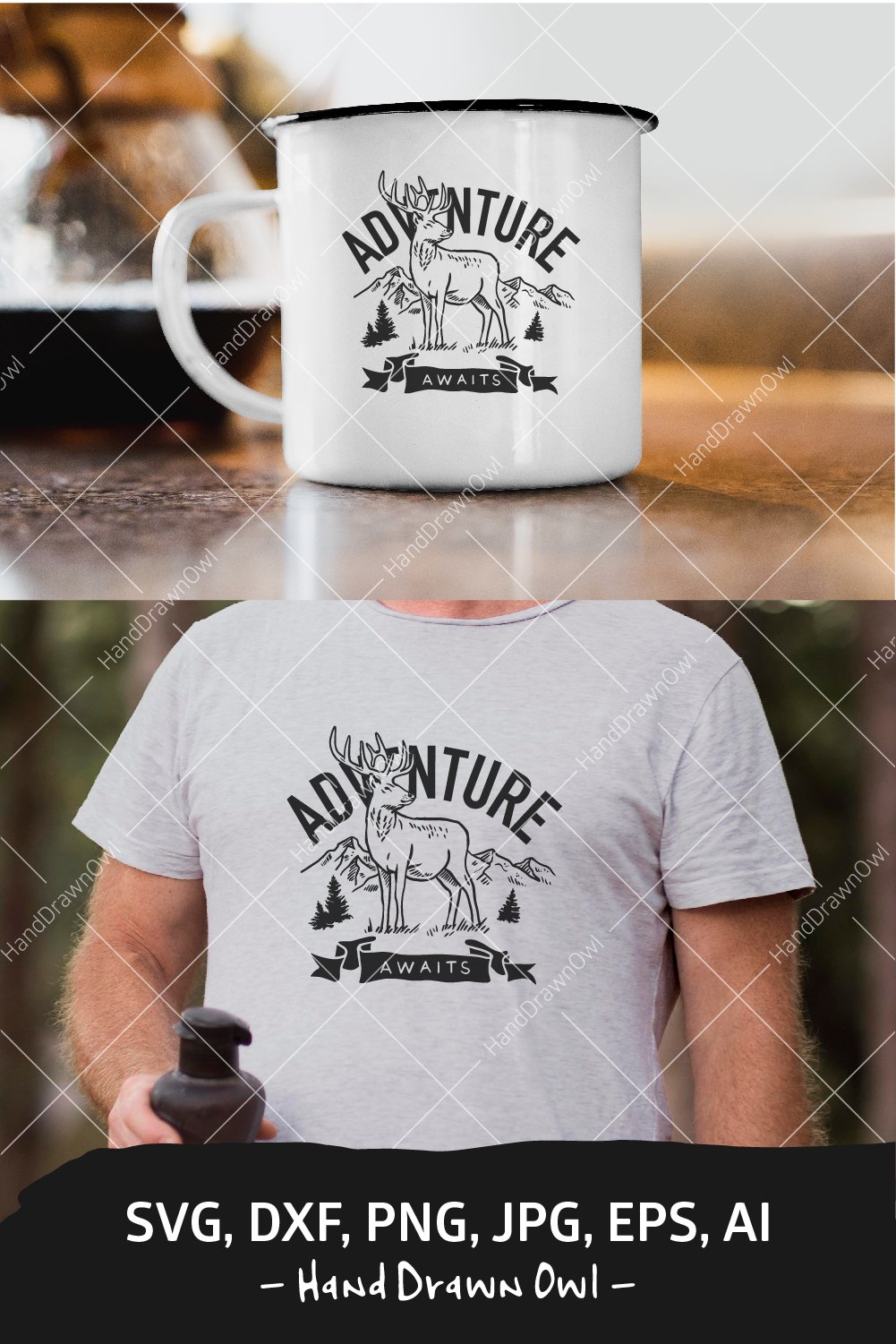 Hand Drawn Camping svg digital files for design