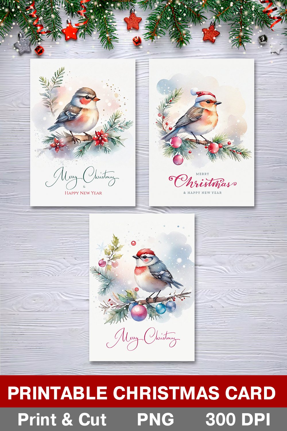 Merry Christmas Card printable