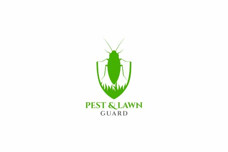 Pest and Lawn Guard Logo Design Vector