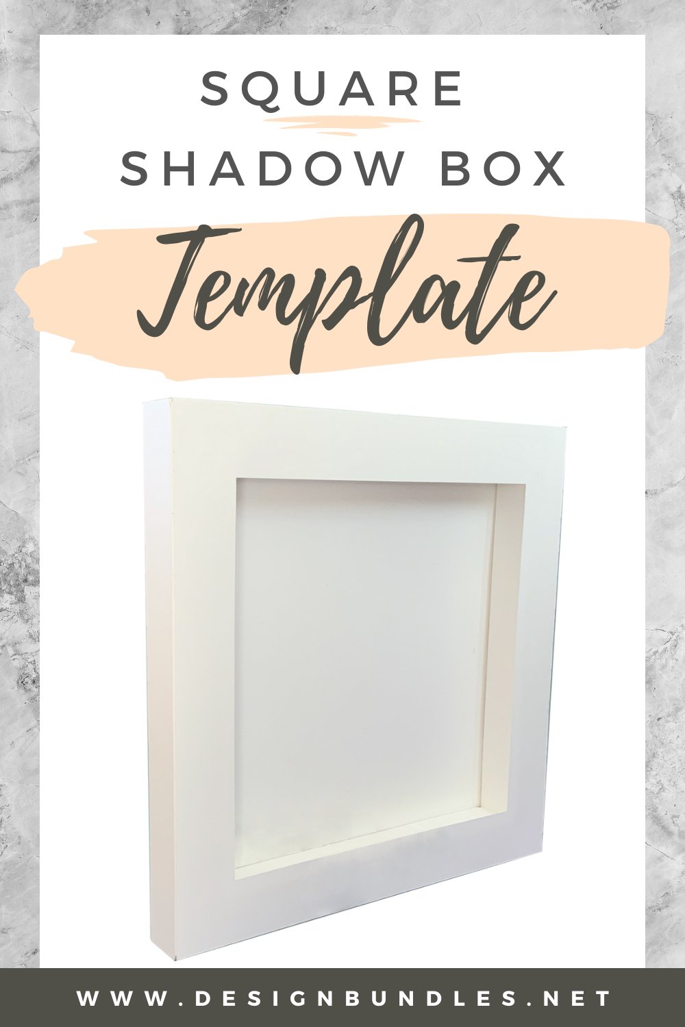 Shadow Box Template SVG Light Box Template SVG PNG