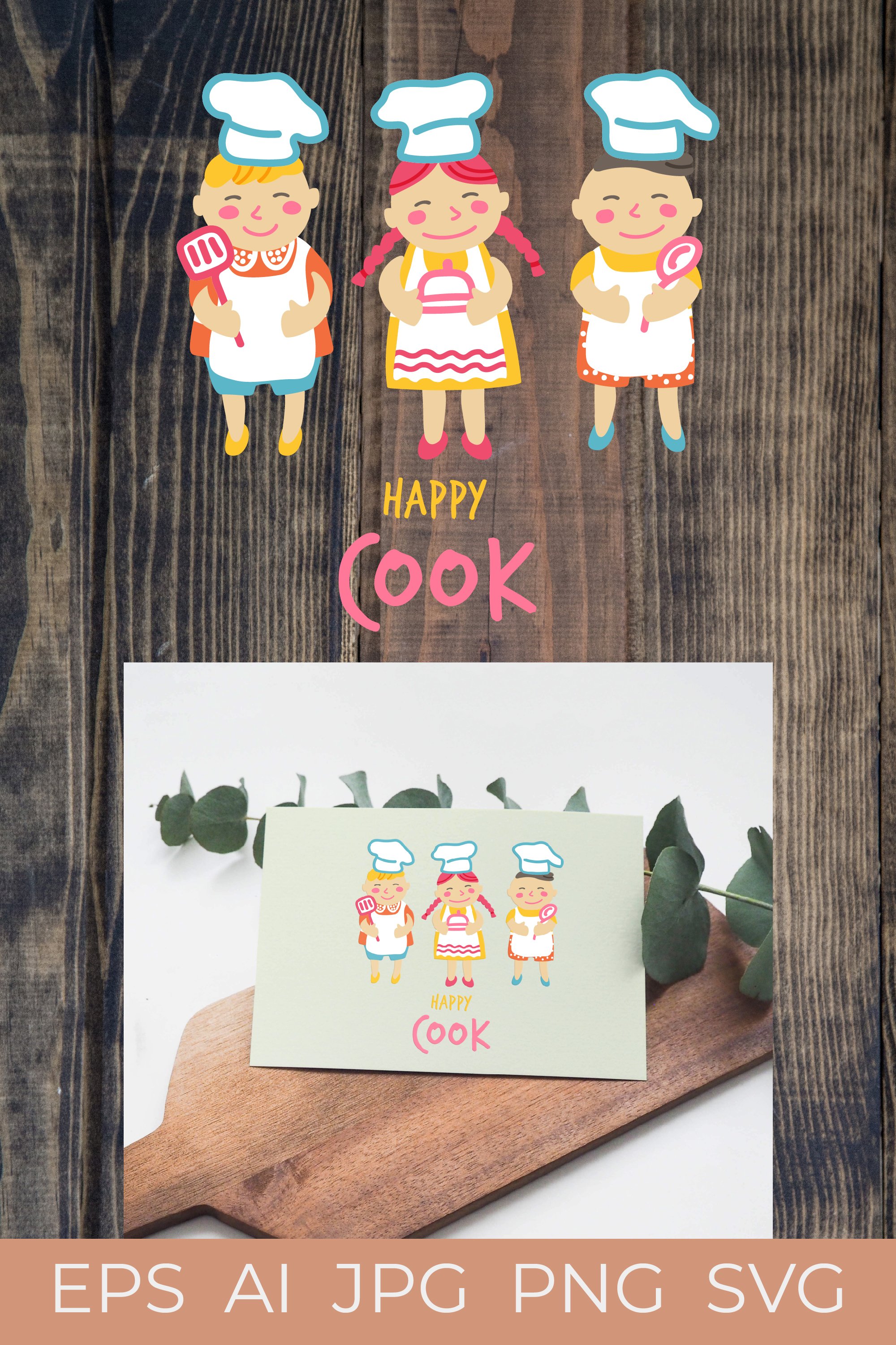 Kids cooking clipart. Kid chef