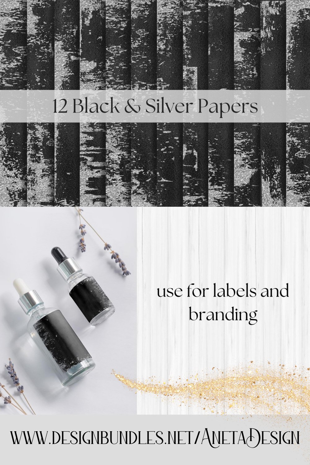 Black Foil and Silver Papers (2489257)