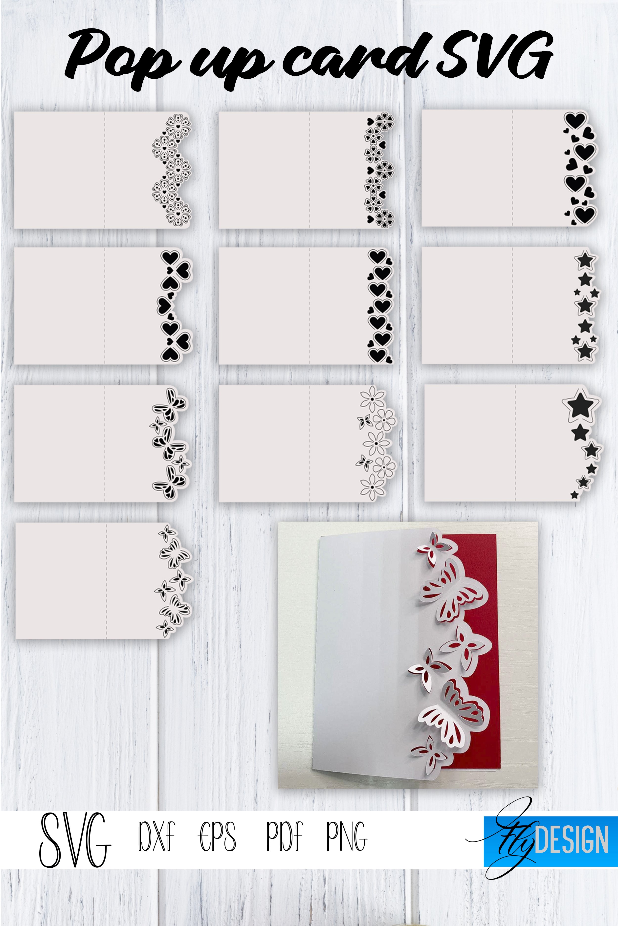 Pop Up Card SVG | Cricut Joy Card | 3d Card (1842902)