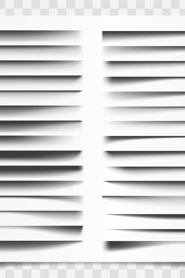 Shadow realistic divider. Line shadow separator, corner web