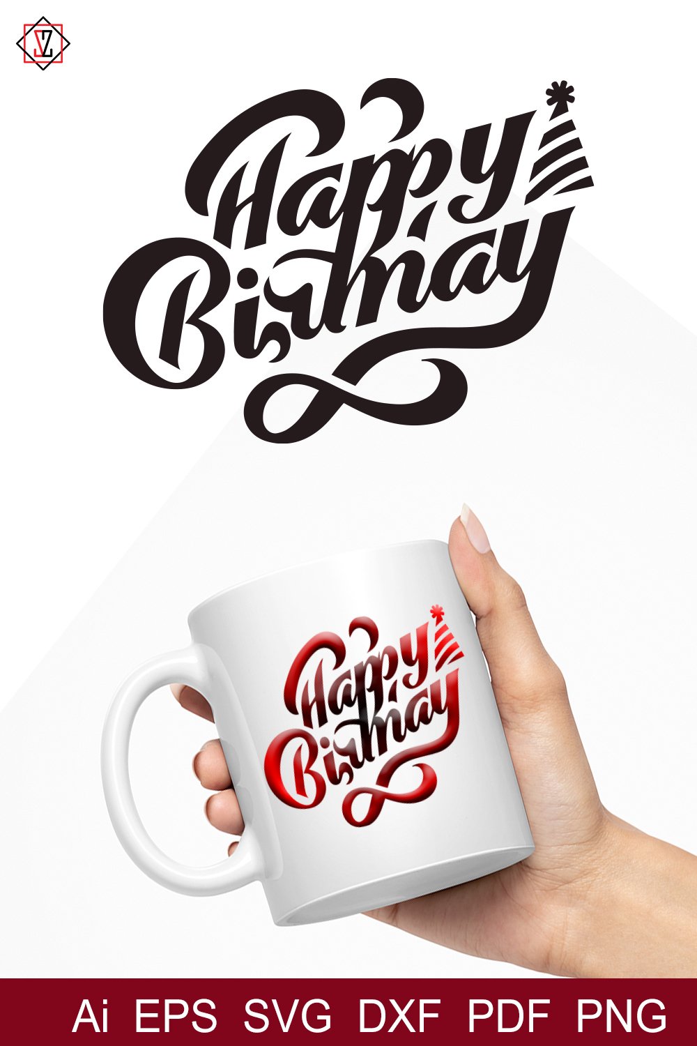 Happy Birthday lettering