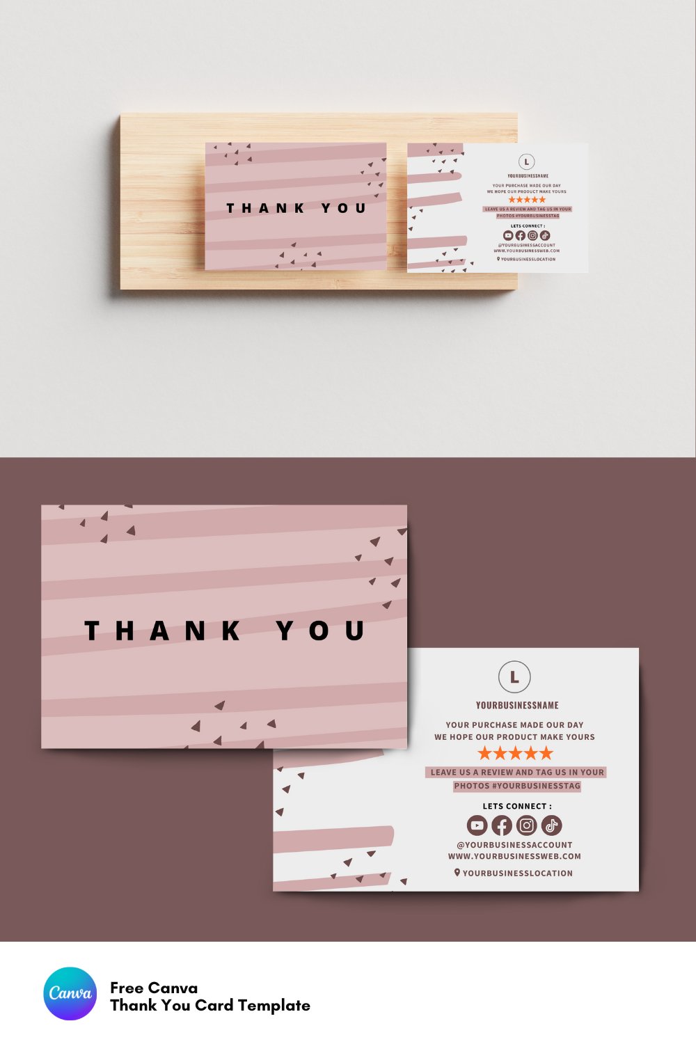 Thank You Card for Small Business | Canva Template