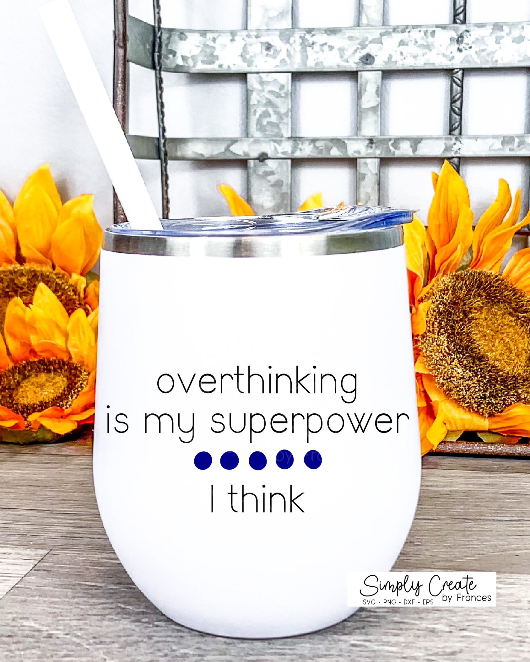 Overthinking SVG | Funny | Superpower