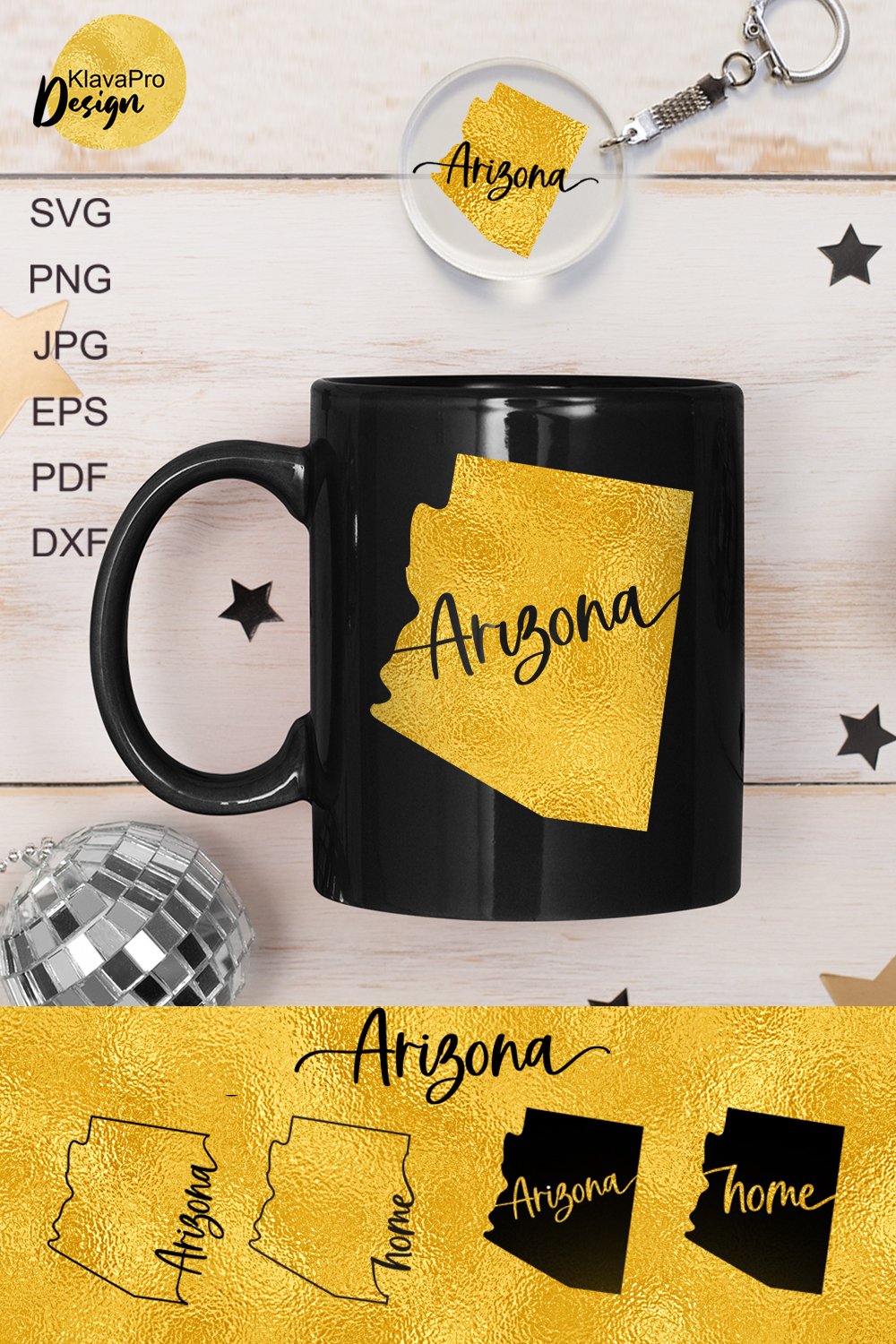 Arizona State SVG. Keychain and Door Porch sign Templates