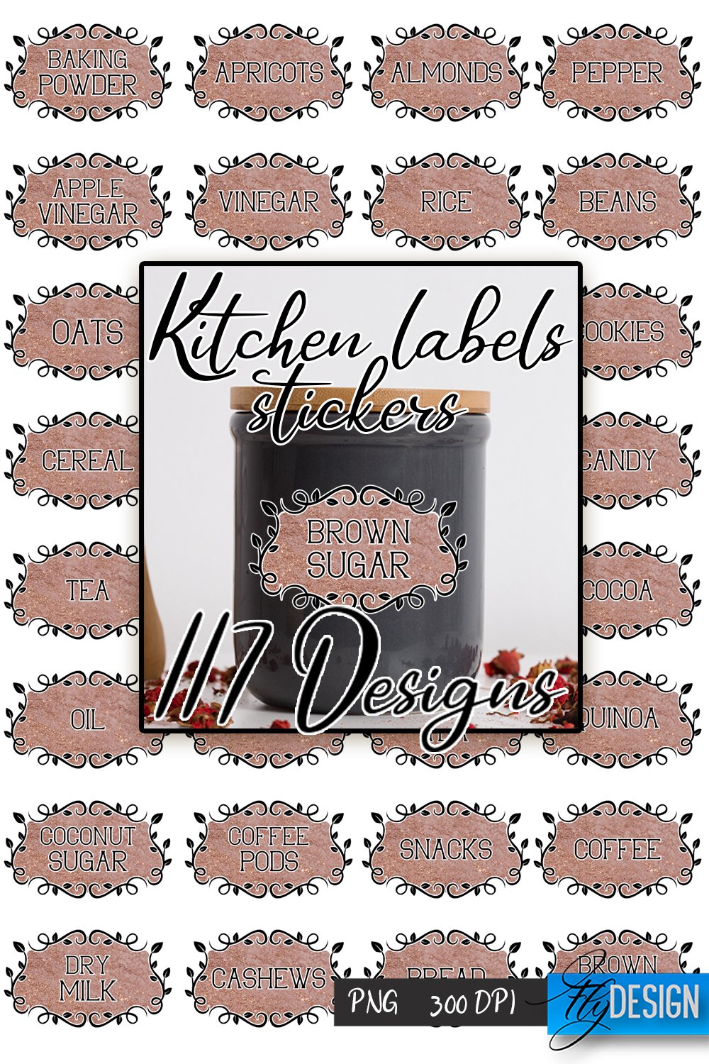 Kitchen Labels Stickers|Home Design|Kitchen PNG (2984529)