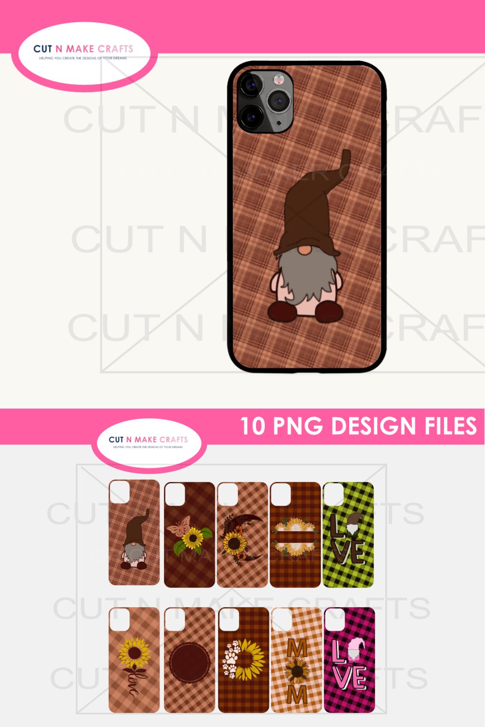 10 Plaid iPhone 11 Case Sublimation Templates Printable
