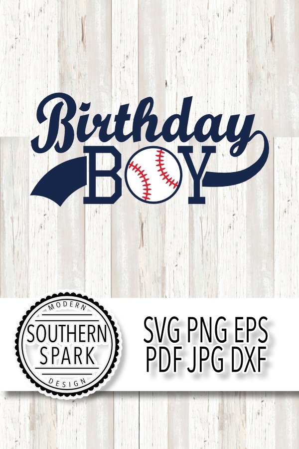 Birthday Boy Baseball Birthday Sporty