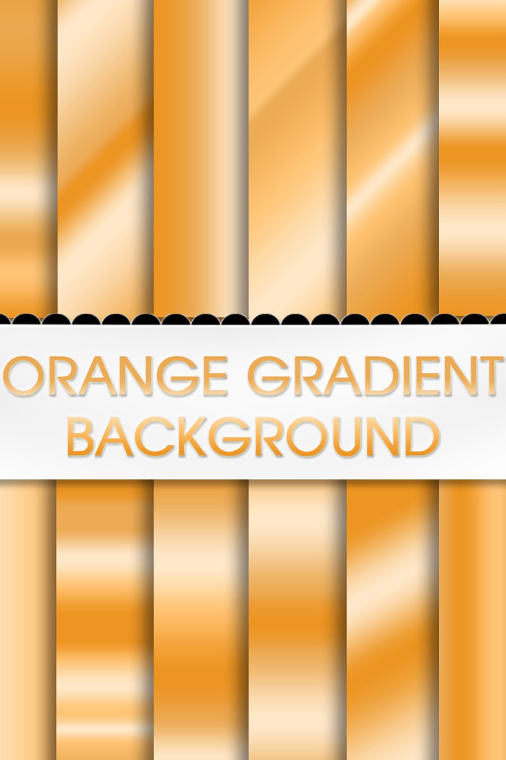 Orange Gradient Digital digital foil, metallic background,