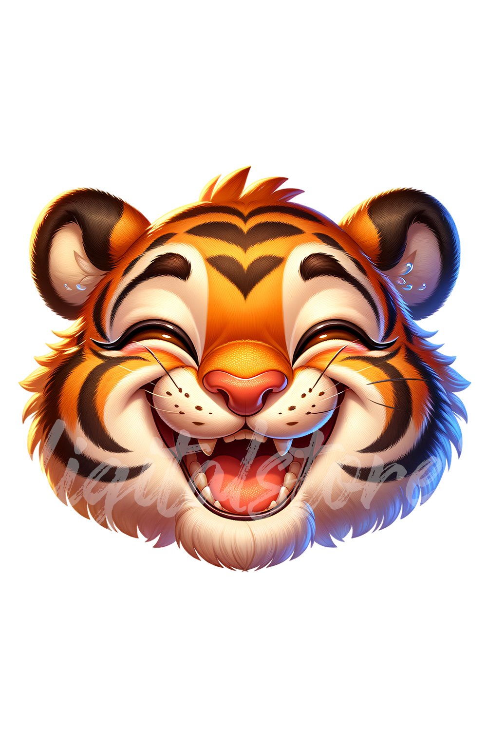 Funny Quirky Tiger Clipart Sublimation PNG (3581127)
