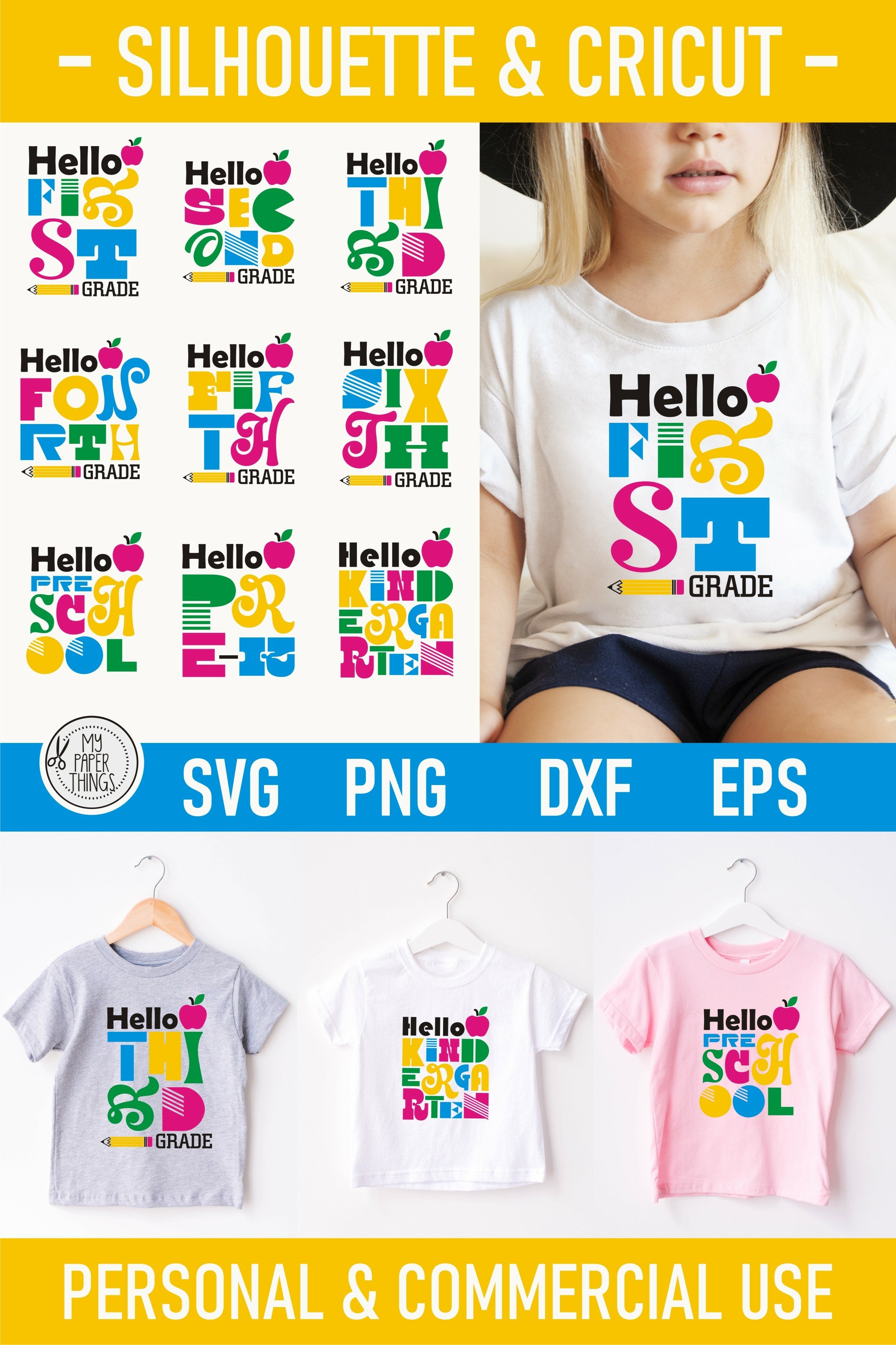 First Day of School SVG Bundle