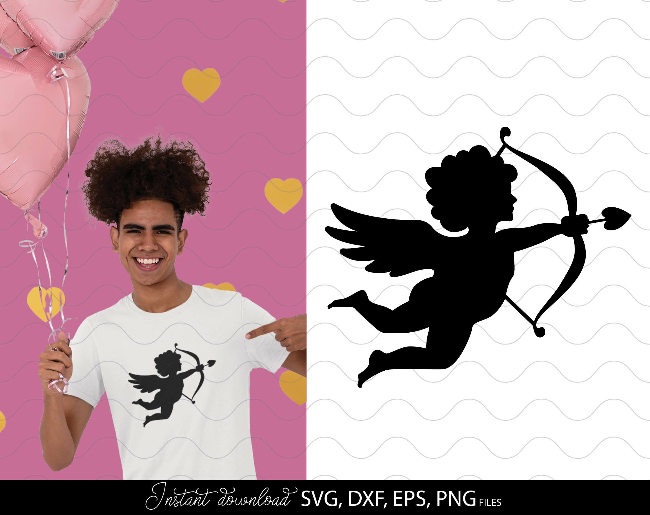 Cupid svg, Valentine's Day SVG, heart svg love svg Valentine