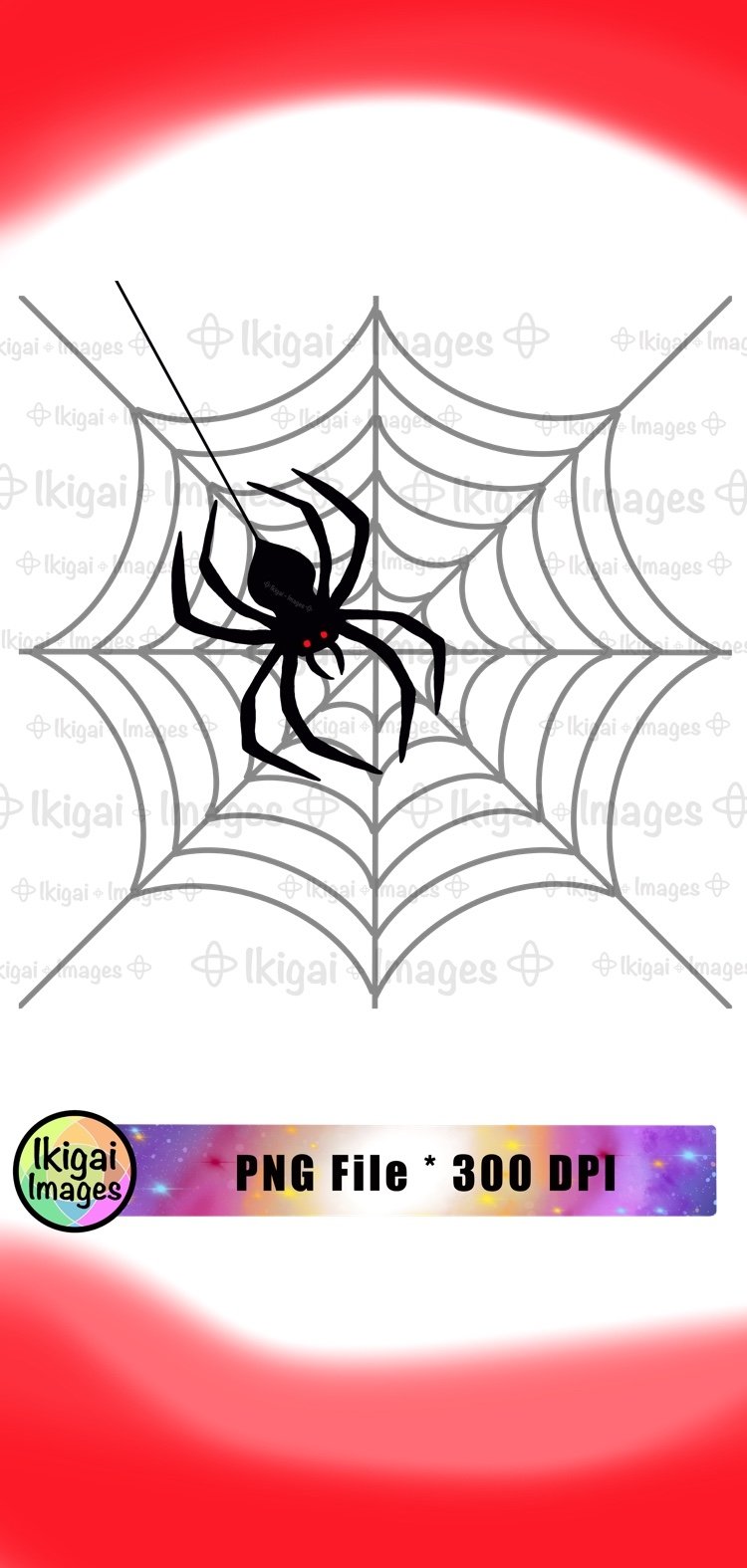 Spider Web Clip Art, Halloween PNG, Spider In Web