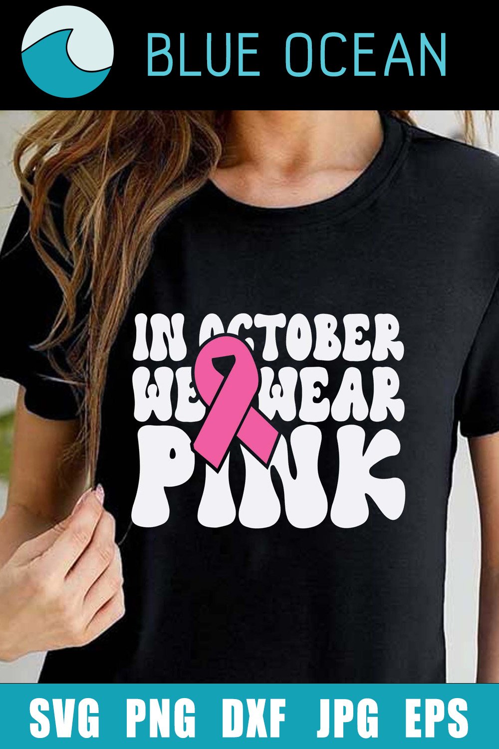 Pink October SVG, In October we wear pink SVG, (2144632)