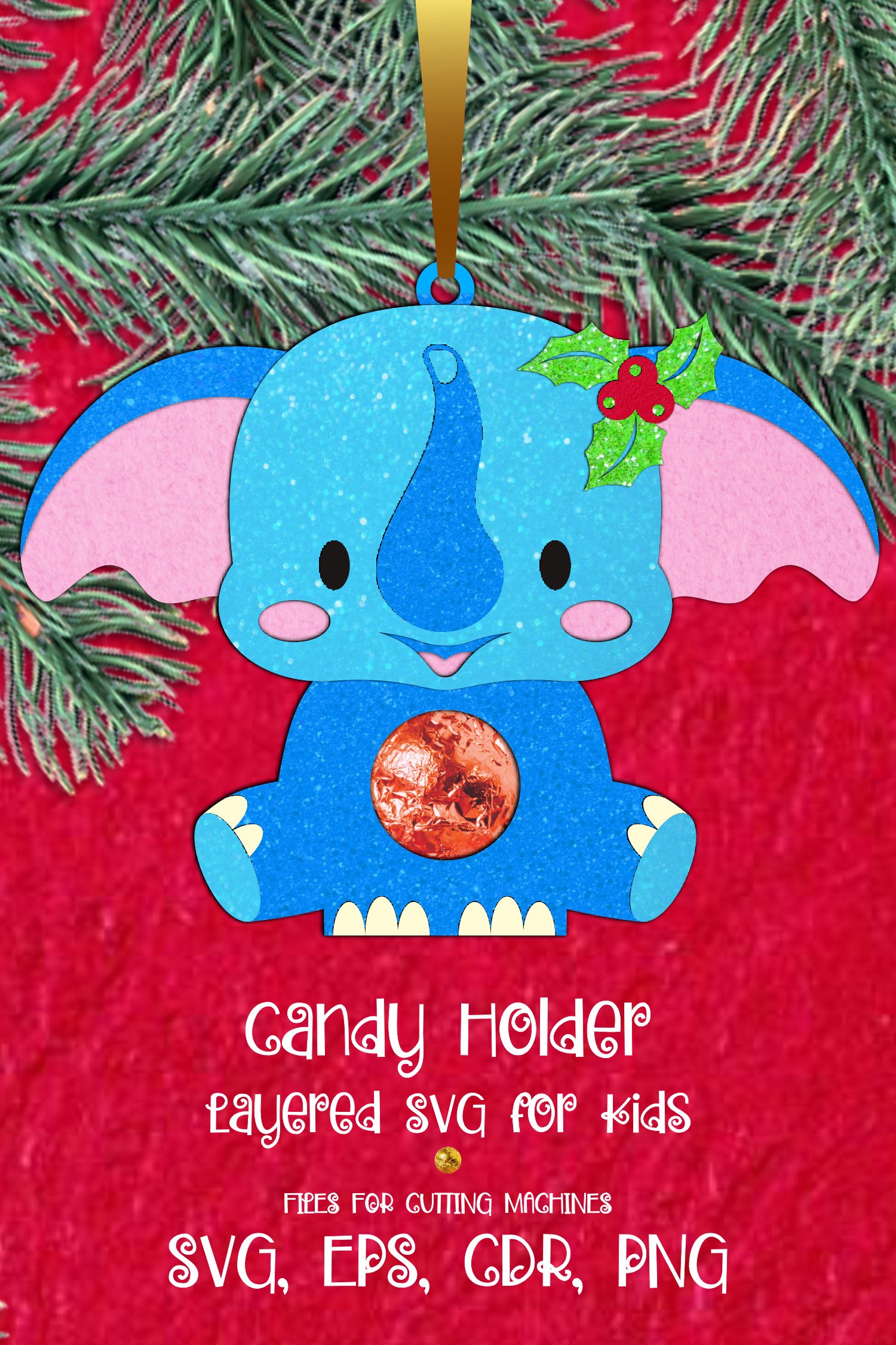 Baby Elephant Candy Holder