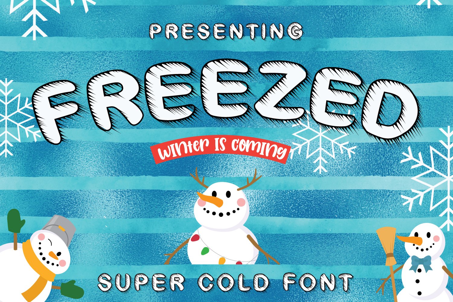 Freezed - Super Cold Winter Font