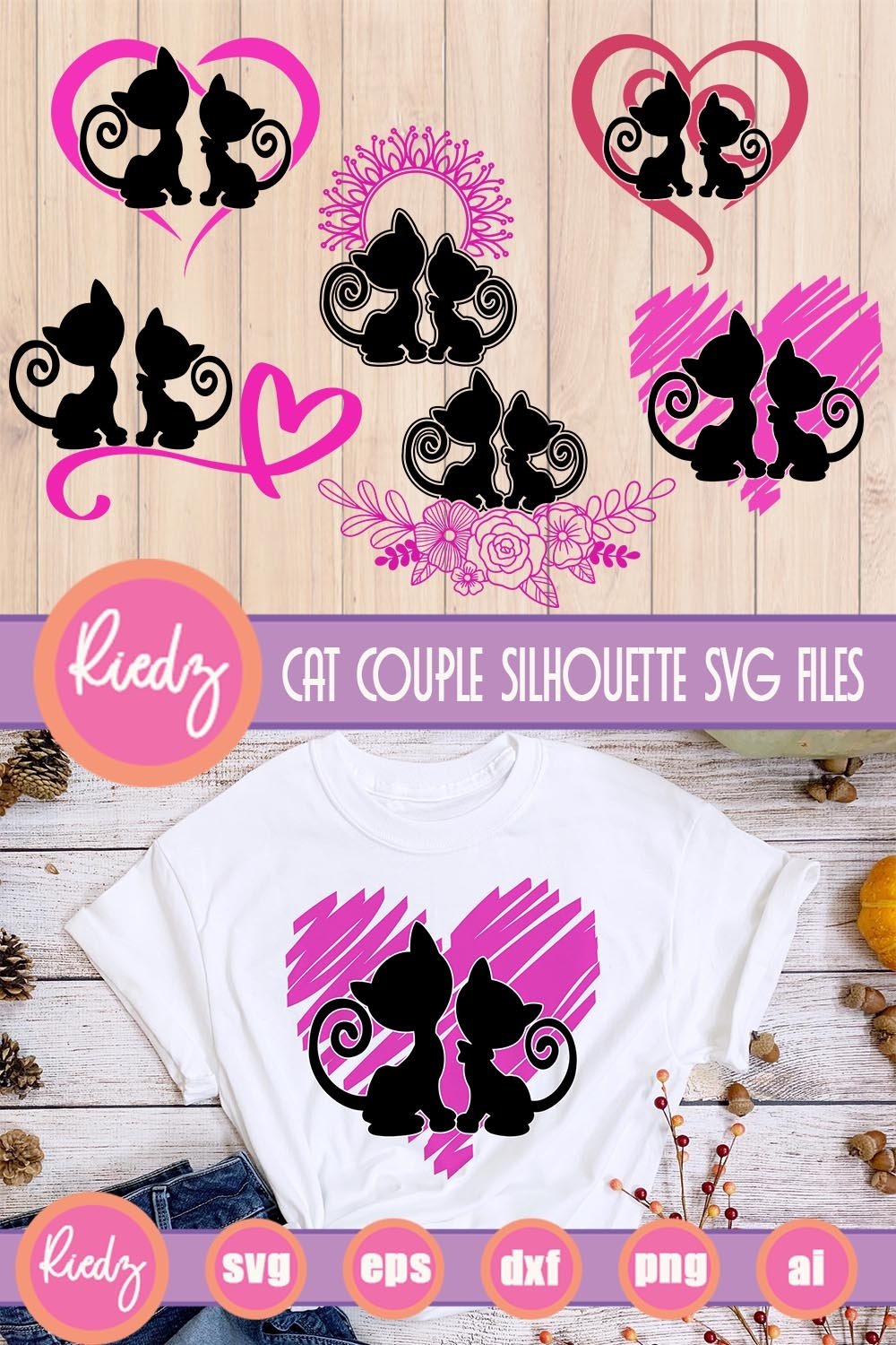 Cute Cat Svg Cut Files for Cricut