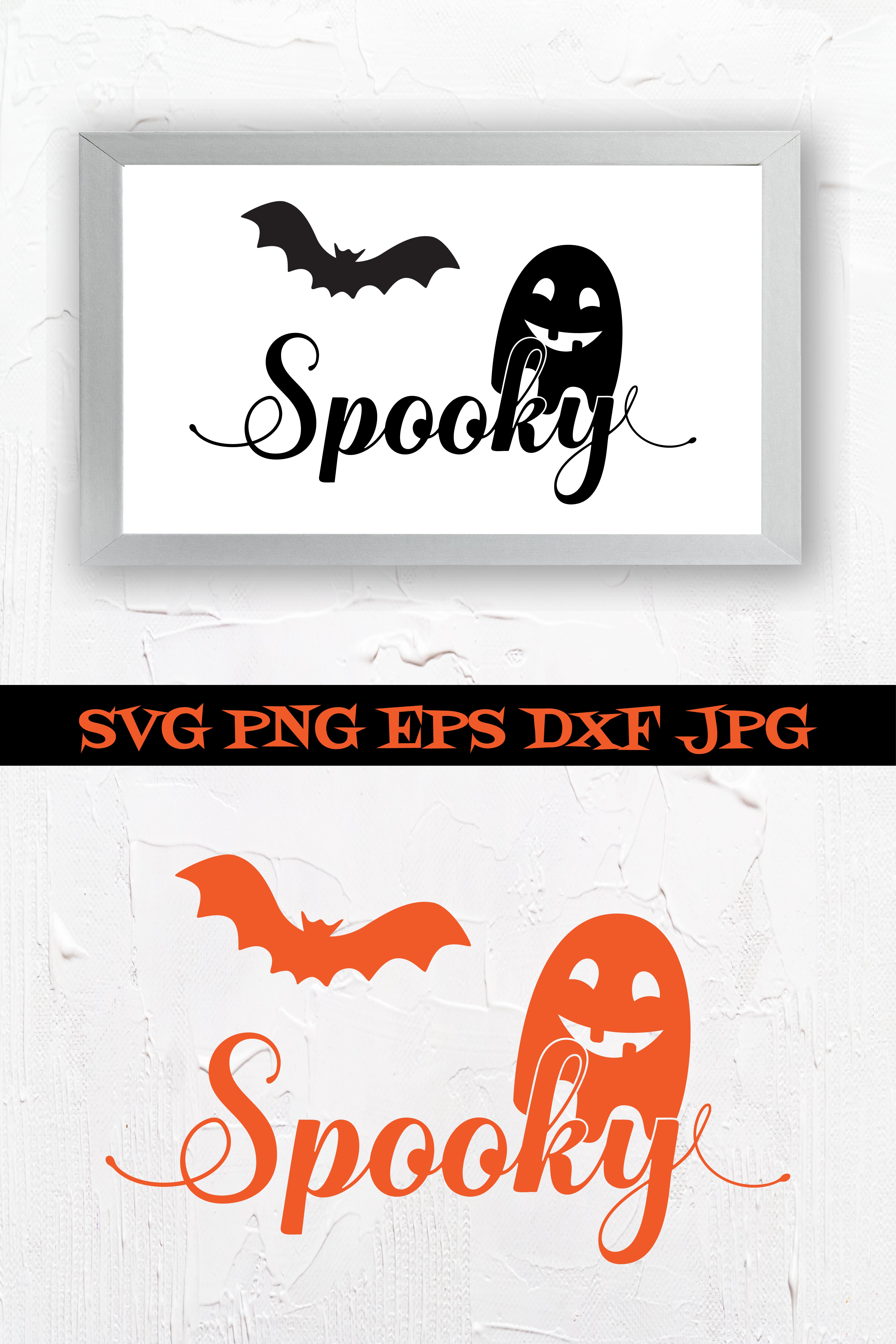 Spooky SVG. Farmhouse Halloween SVG. Halloween Sign