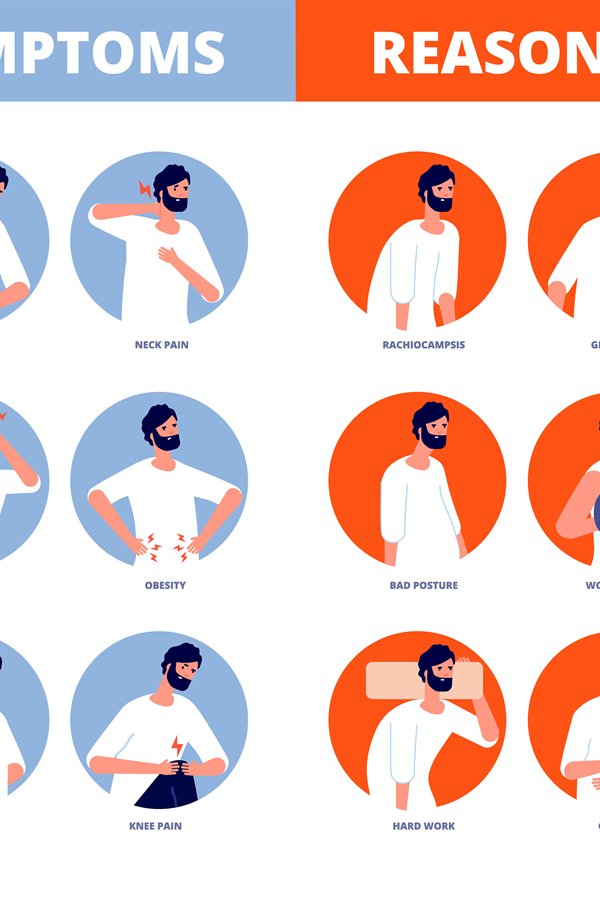 Arthritis infographic. Prevent rheumatoid disease, treatment