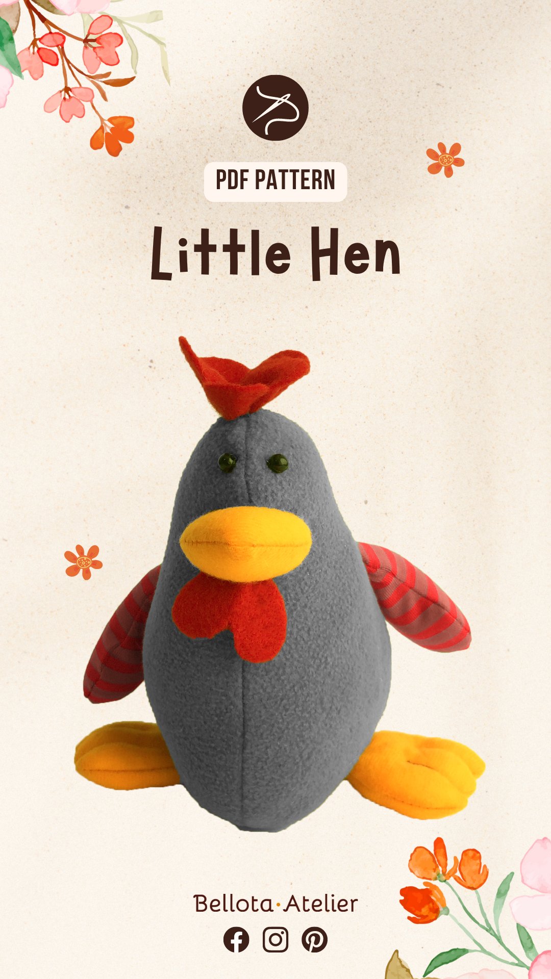 Hen Plush Pattern