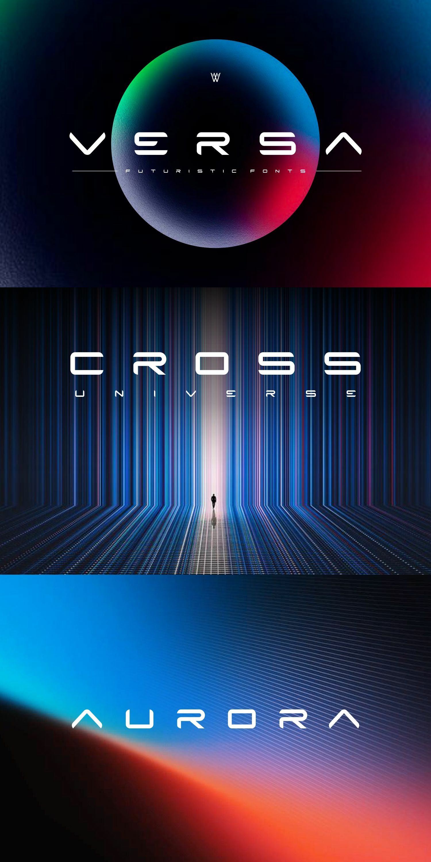 Versa | Futuristic Font