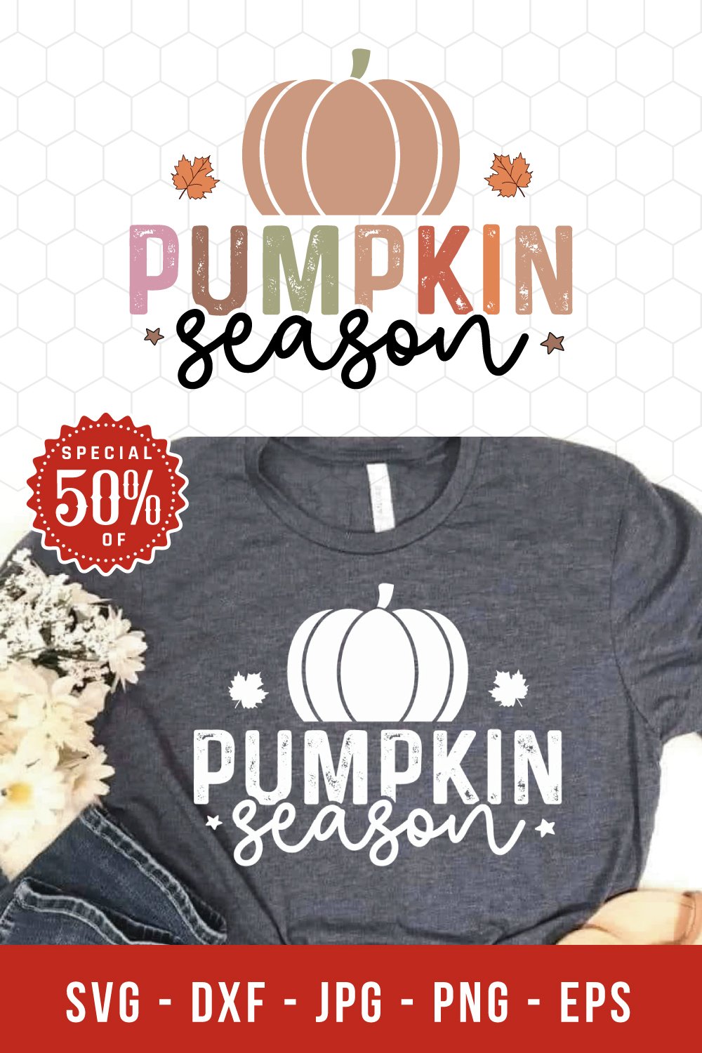Fall SVG Cut Files, Pumpkin Season SVG, Fall SVG