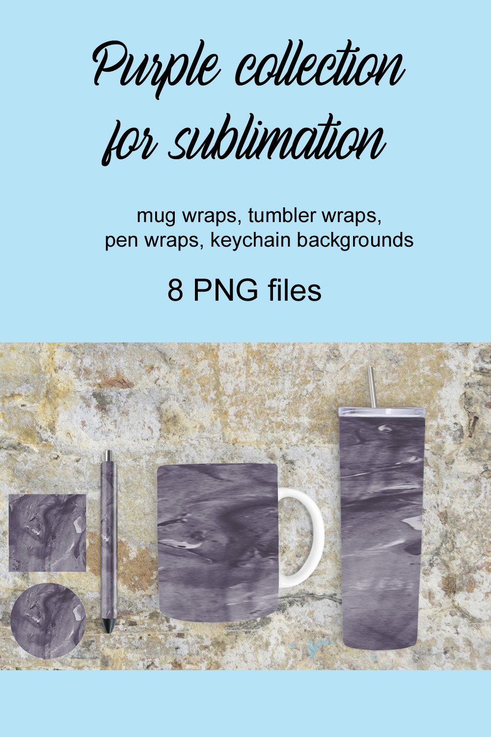 Purple collection for sublimation