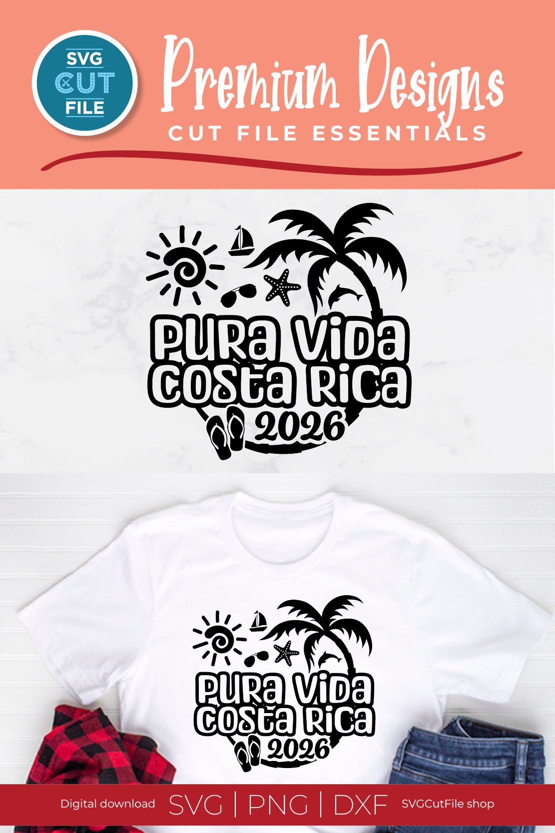 2026 Pura Vida Costa Rica svg - Costa Rica Vacation Trip