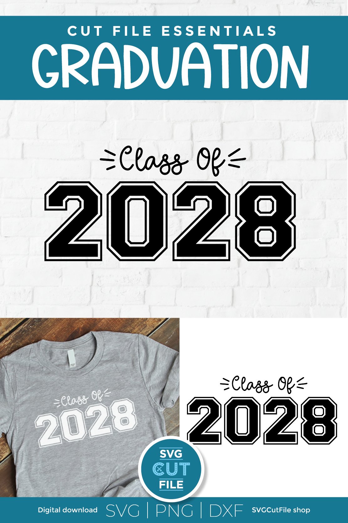 Class of 2028 svg, a cute 2028 grad svg for seniors