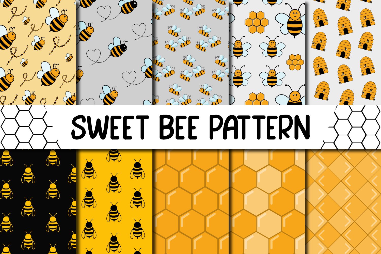 Sweet Bee Pattern