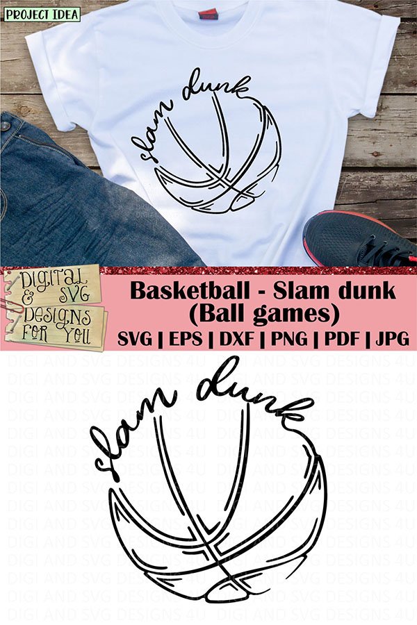 Basketball SVG | Slam dunk | Ball games | Shootout | Game