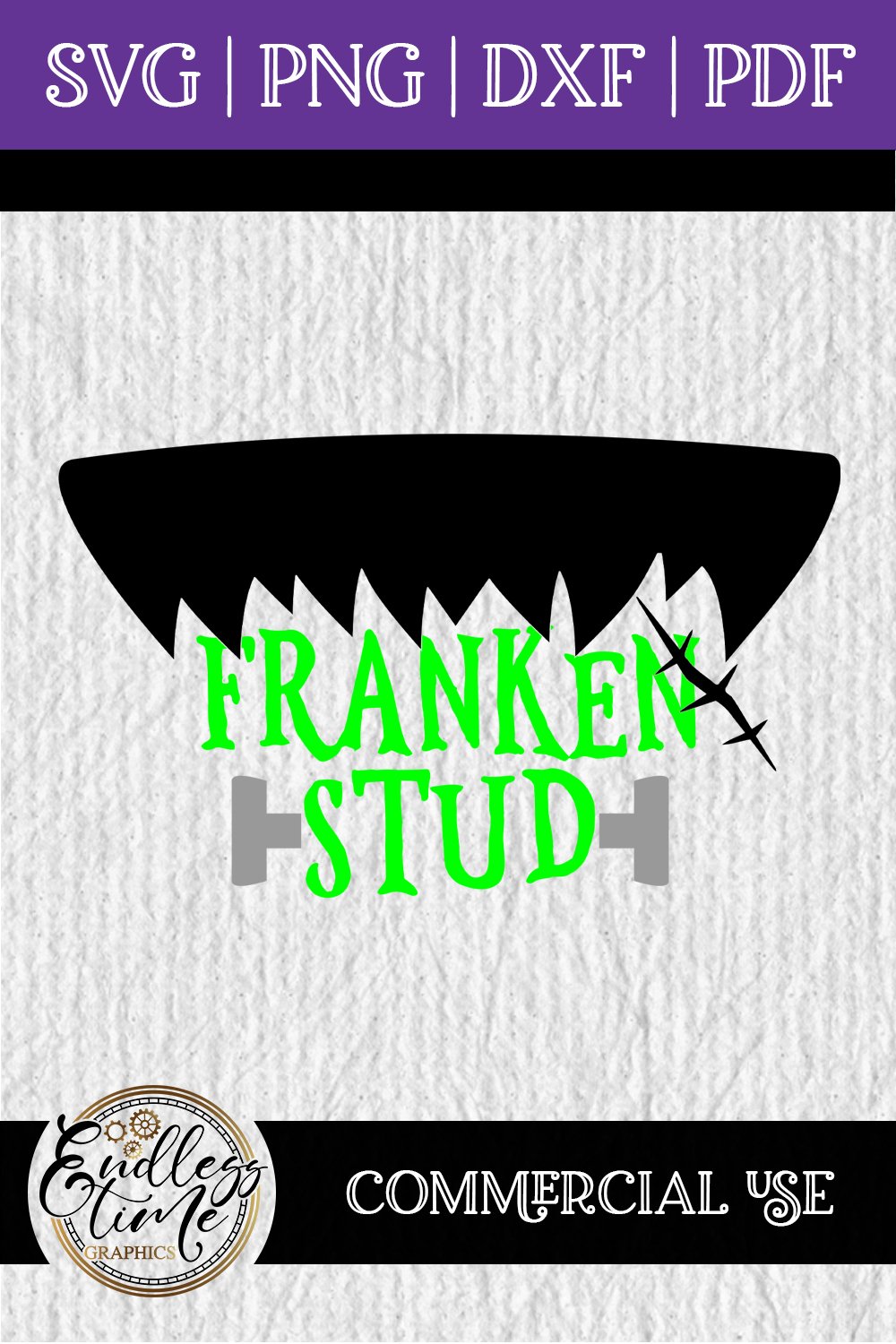 Franken-Stud | A Funny Halloween SVG or Sublimation