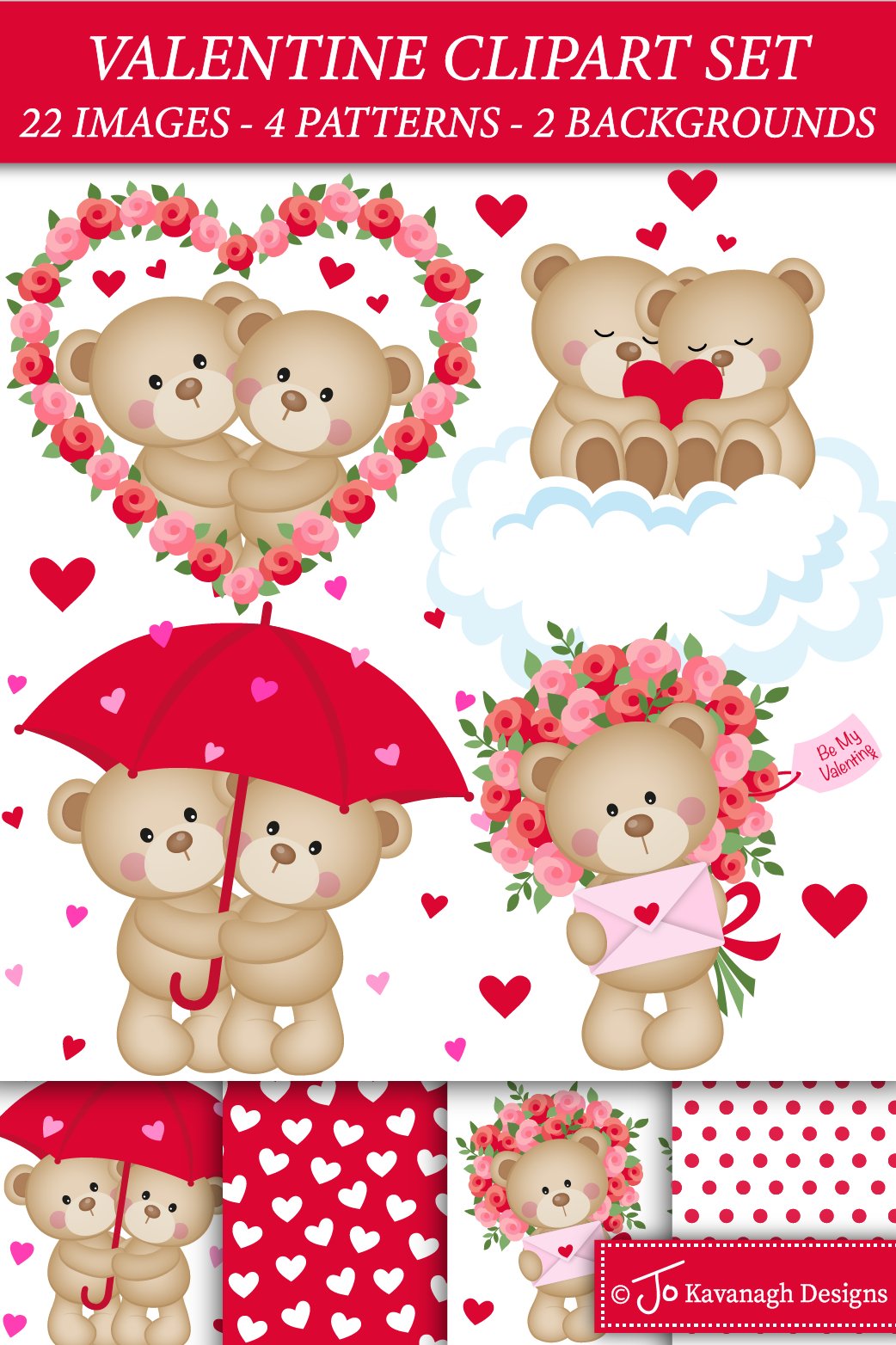 Valentine clipart, Cute Bears, Valentines Day
