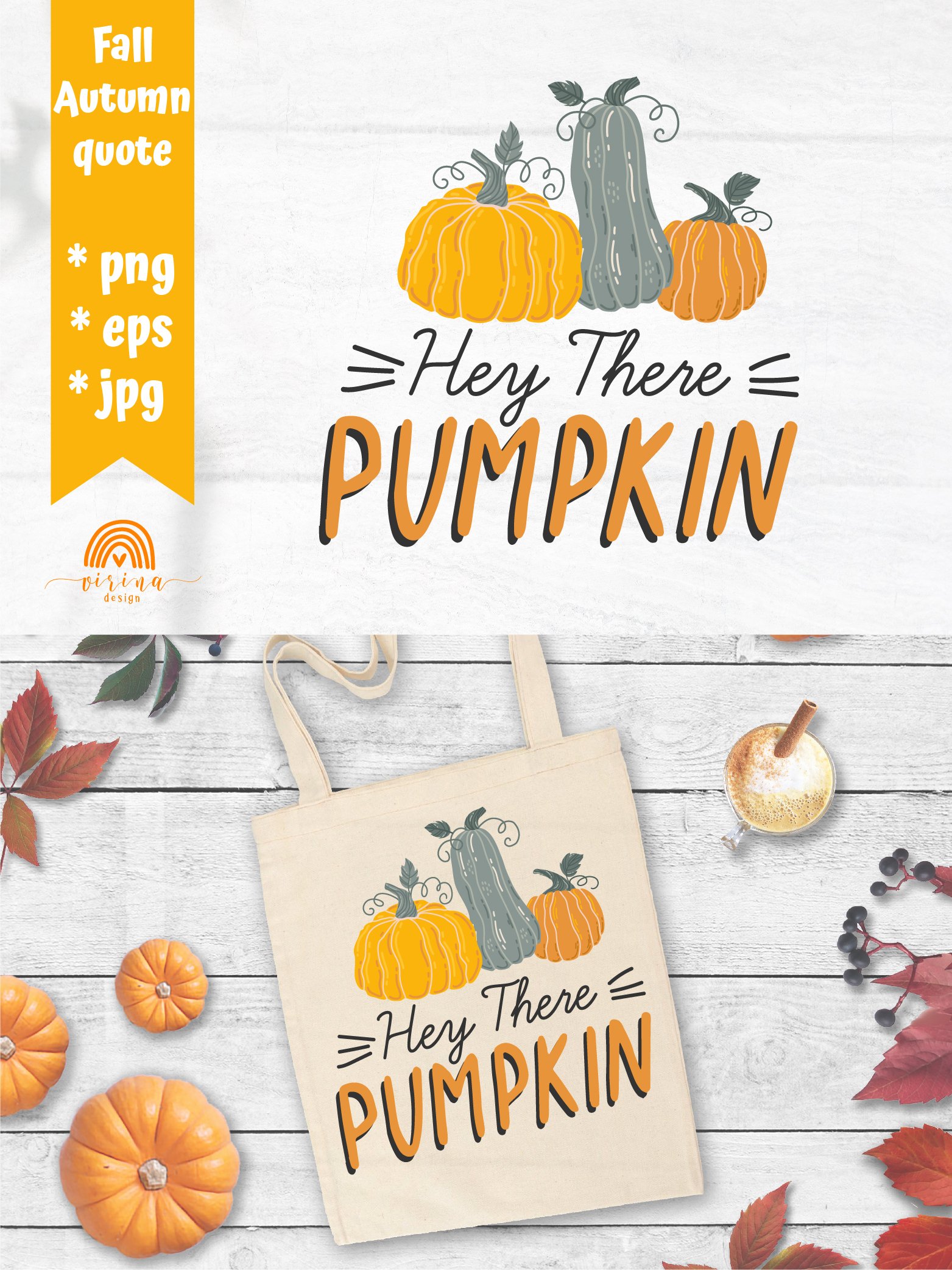 Autumn Clipart Bundle. Fall clip art png, eps. jpeg