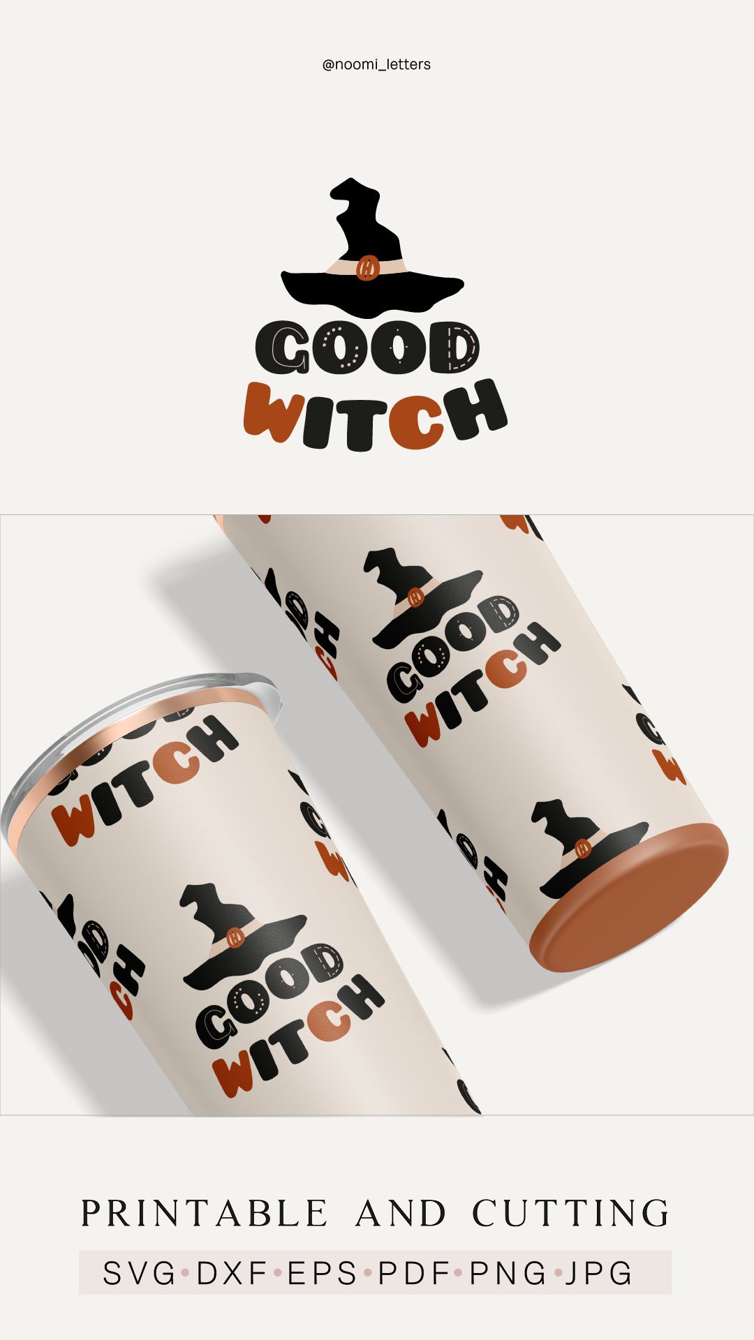 Halloween Svg / Good witch / print & cut / sublimation