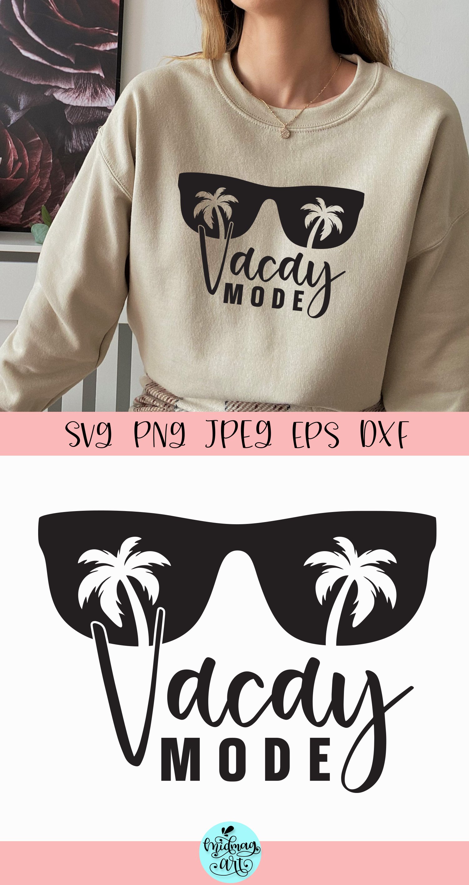 Vacay mode svg, summer svg, commercial use