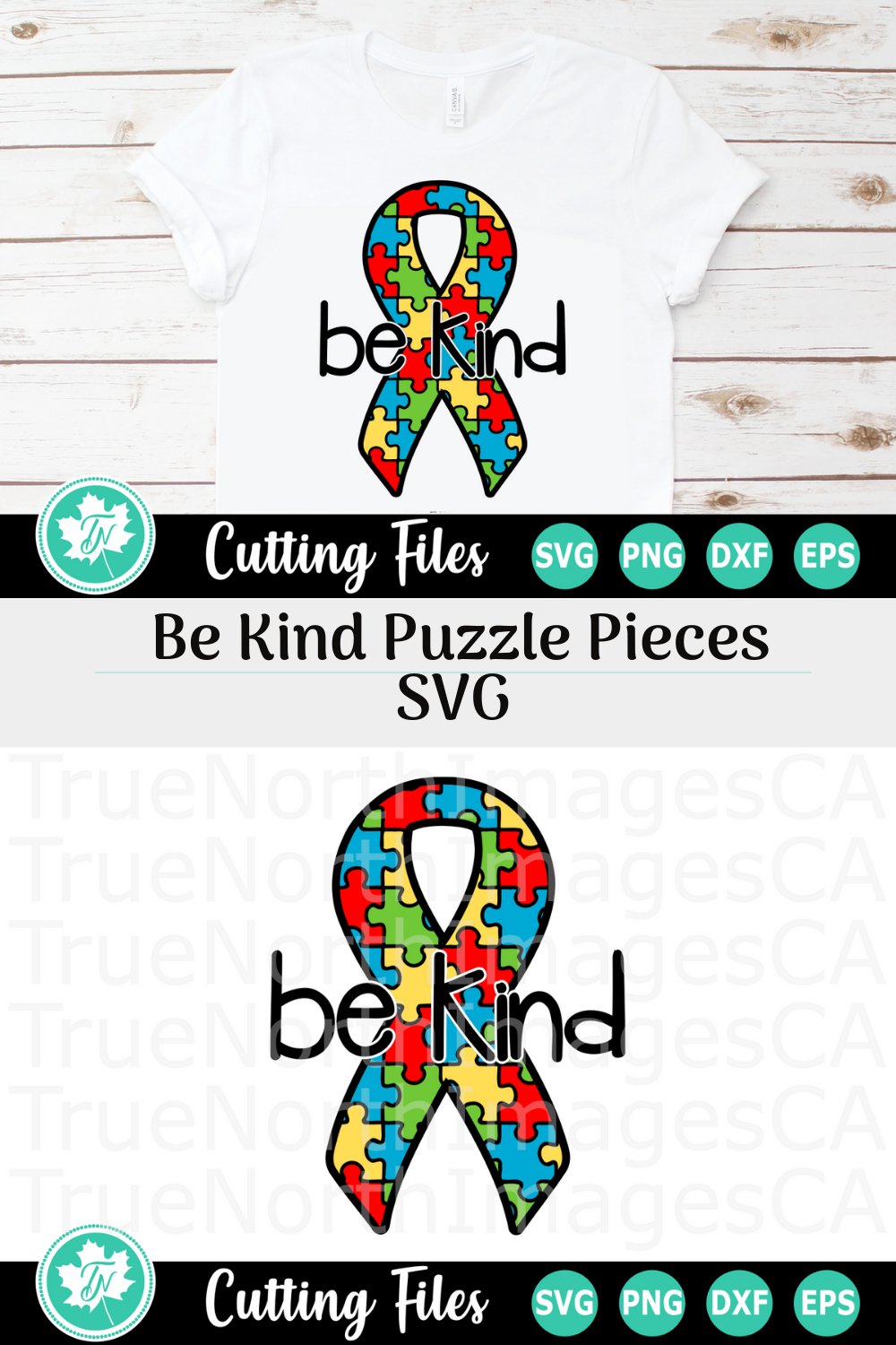 Be Kind - An Autism Awareness SVG Cut File (524687)