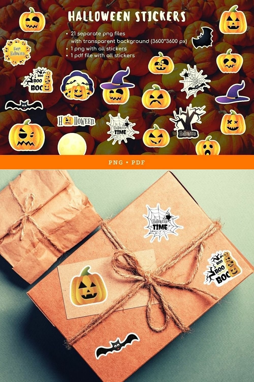 halloween stickers bundle