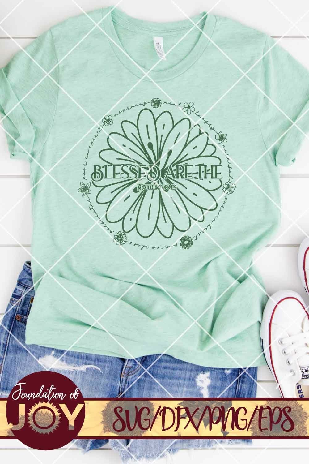 The Beatitudes svg,Flower svg, Wildflowers svg, Bible Verse