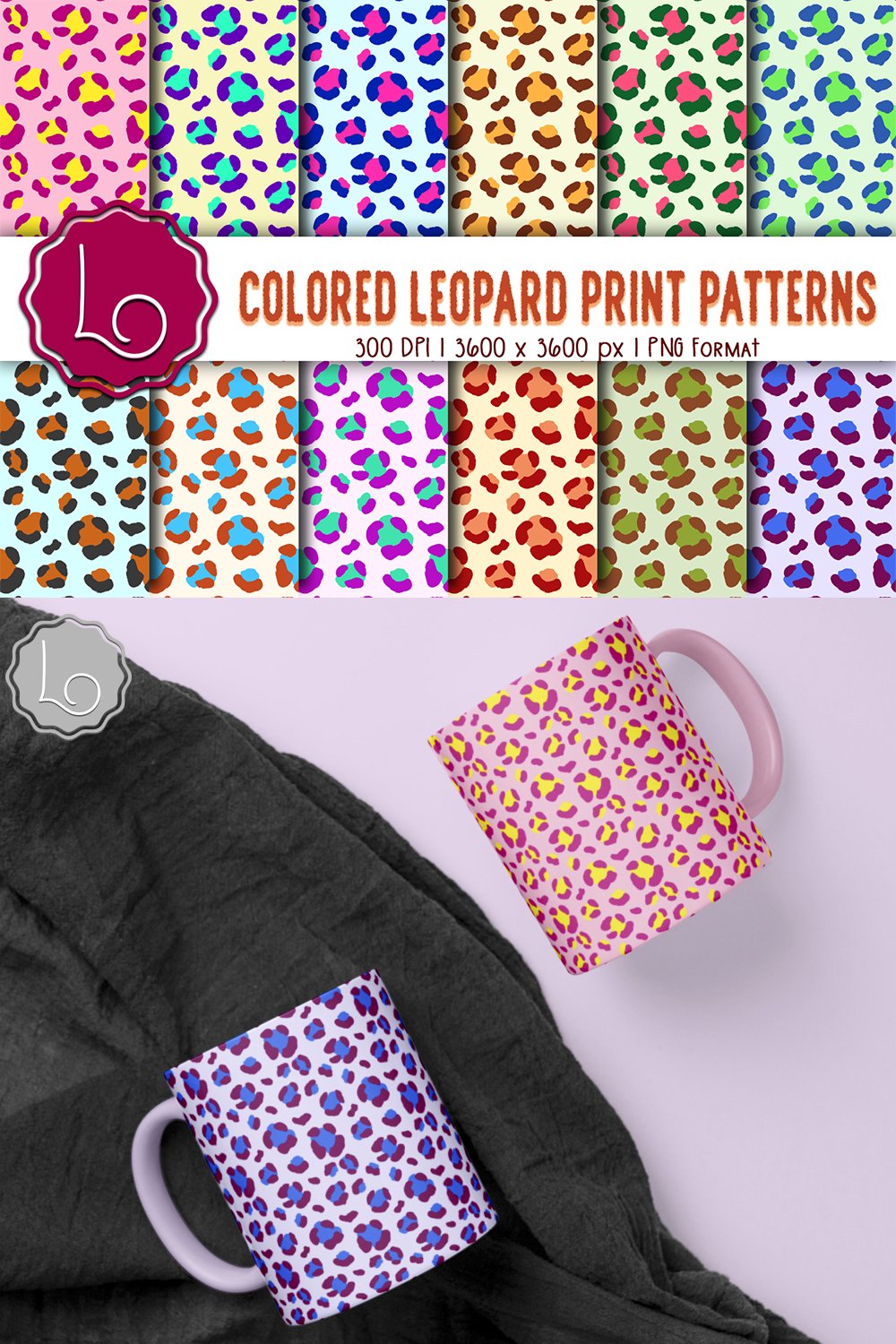 Colored Leopard Print Patterns