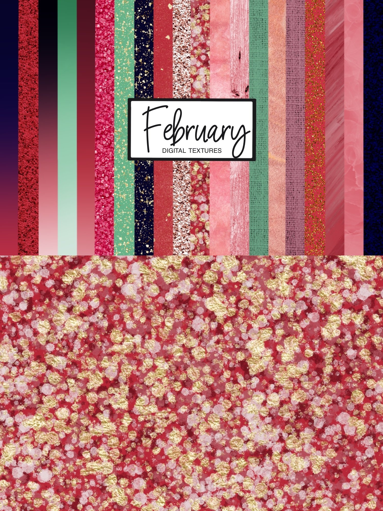 February Textures | Valentines textures